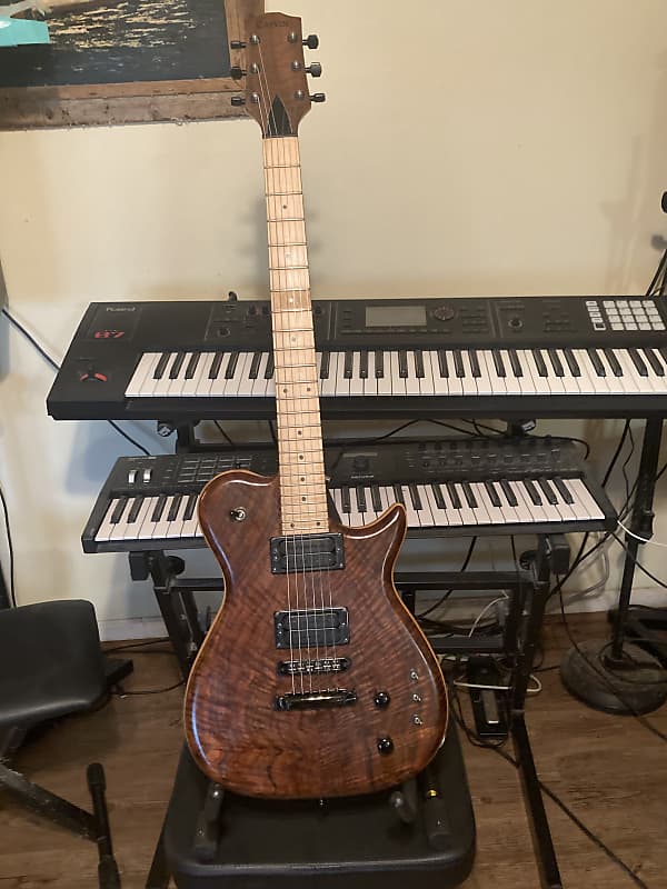 Carvin SC90 2000s - Quilted Walnut top Tung-oil Finish | Reverb