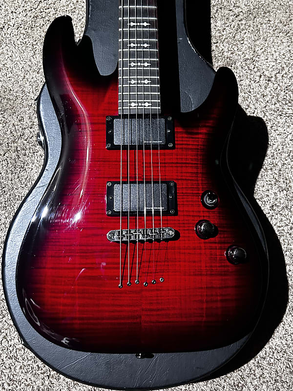 Schecter Demon-6 set with Duncan humbucker pups | Reverb