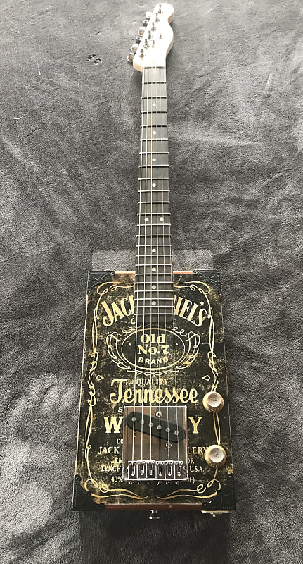 Elk Island Solid body Cigar Box Guitar 2022 Natural | Reverb