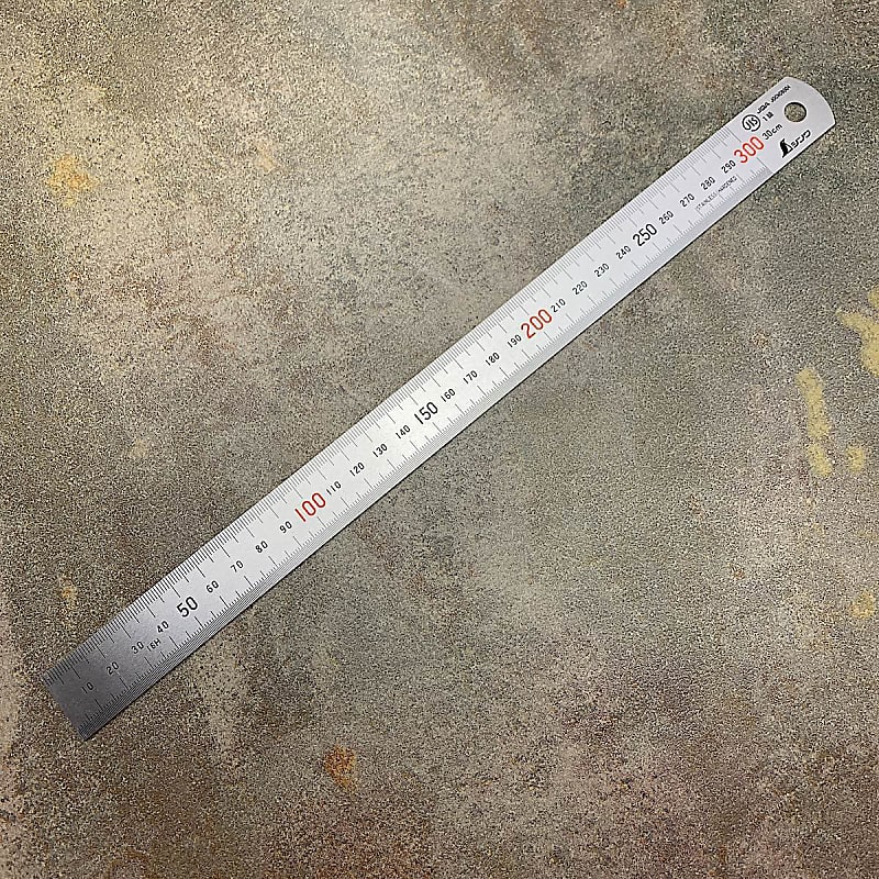 Shinwa Stainless Steel Rule 300mm TL-RU300 | Reverb