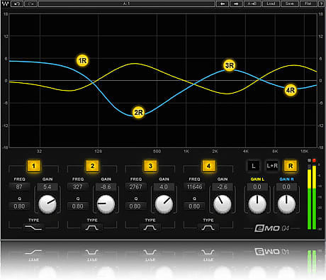 New Waves eMo Q4 Equalizer MAC/PC VST AU AAX Software | Reverb