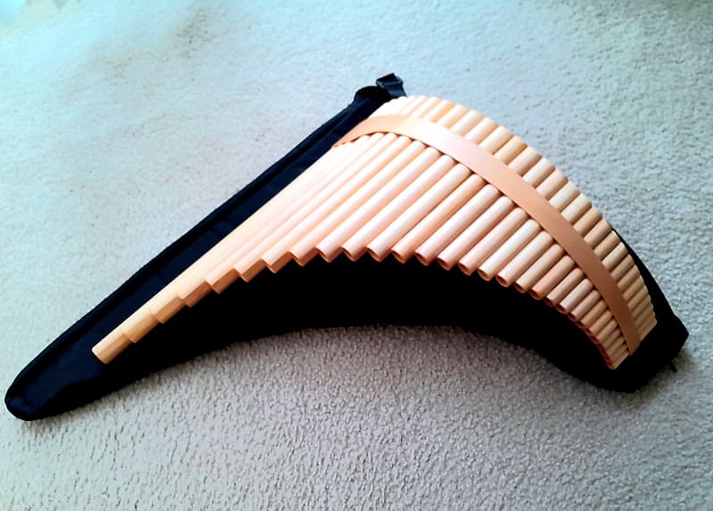 New Bass Pan Flute hand made in Romania, solid maple, 29 | Reverb