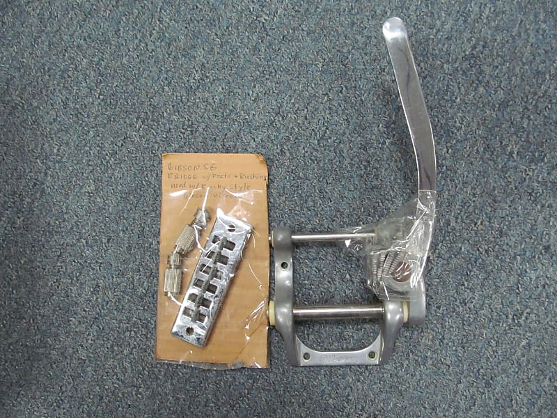 Gibson SG Tremolo Vibrato Bridge with Posts & Bushings | Reverb