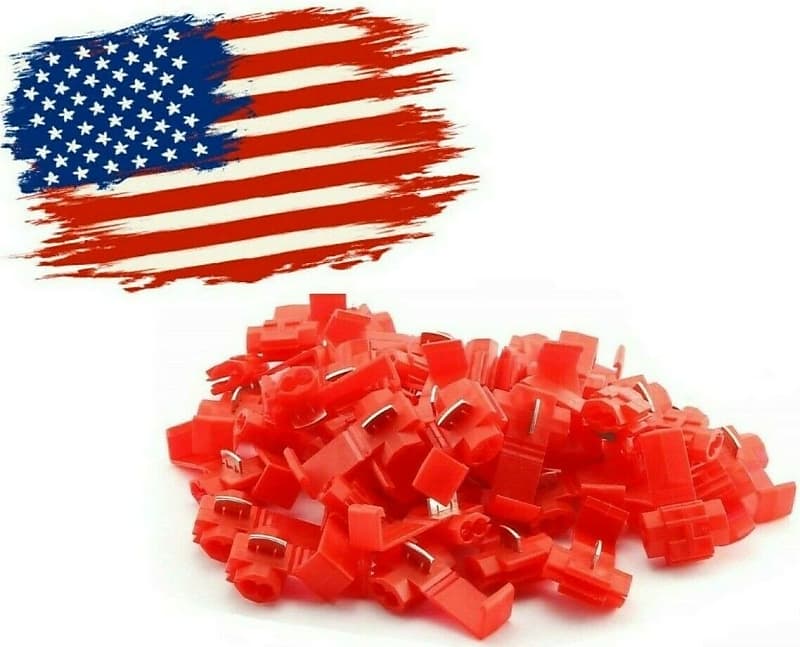 Patron 100pcs Scotch Lock Quick Splice Wire Terminals Snap | Reverb