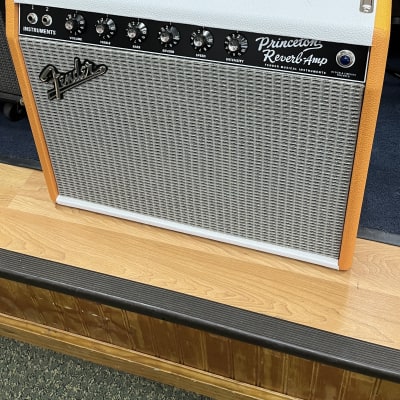 Fender '65 Princeton Reverb Amp Reissue Two-Tone Orange White | Reverb