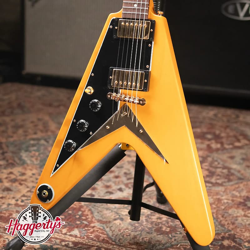 Epiphone 1958 Korina Left-Handed Flying V Electric Guitar - | Reverb