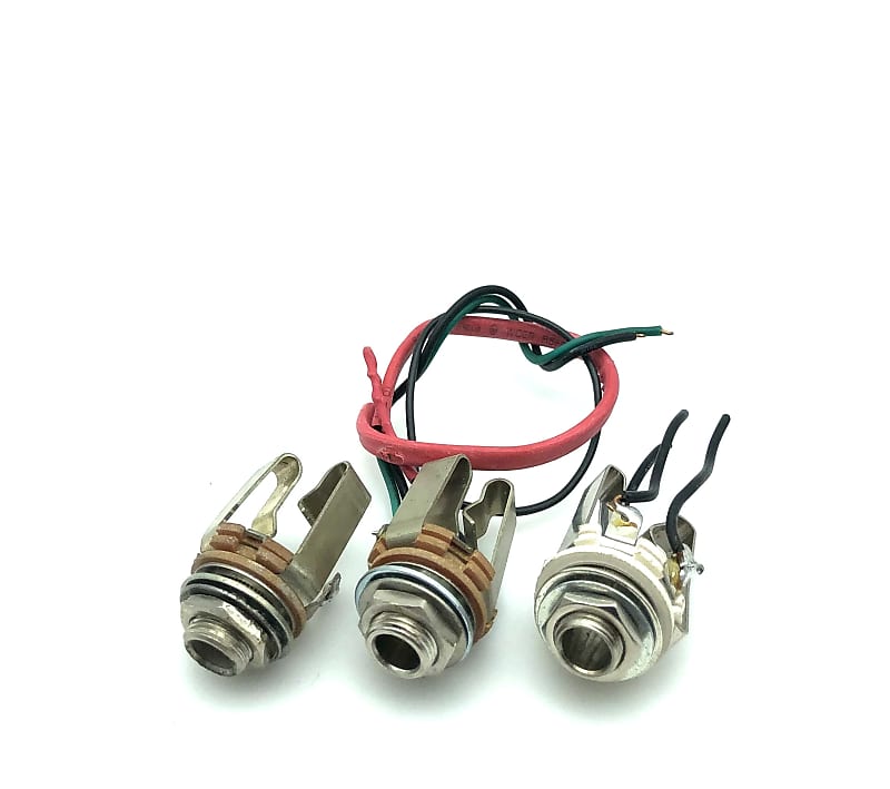 Switchcraft Stereo Output Jacks Lot Nickel | Reverb