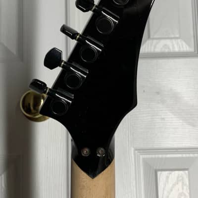 USA BC Rich Gunslinger 1988 Zebra Jackson Pattern Graphic by | Reverb