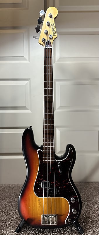 Univox 70s Precisely Bass Sunburst | Reverb