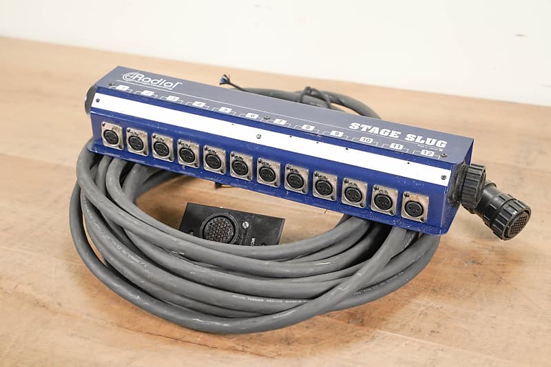 Radial Stage Slug with 50' Multpin Cable and Wall Mount | Reverb