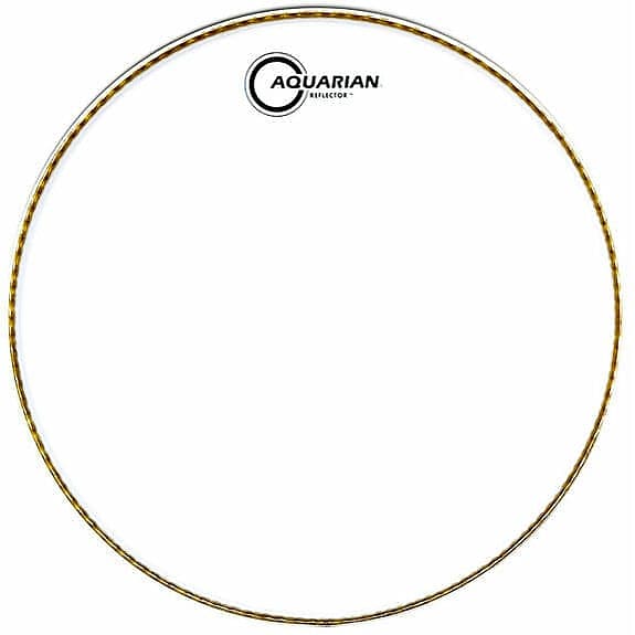 Aquarian Ice White Reflector Bass Drum Head 18"In | Reverb