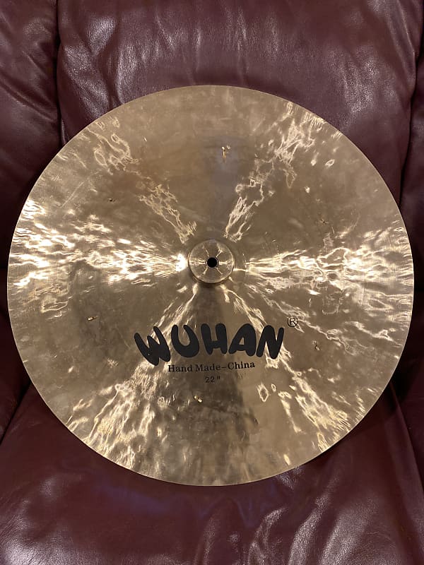 Wuhan Hand Made-China 22" Cymbal with Six (6) Rivets | Reverb