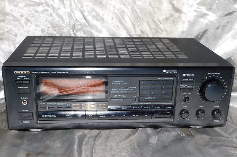 Onkyo TX-906 stereo receiver with remote and phono input | Reverb