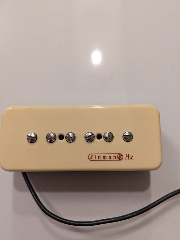 Kinman P90-Hx Clean Bridge 2016 - Cream Cover | Reverb