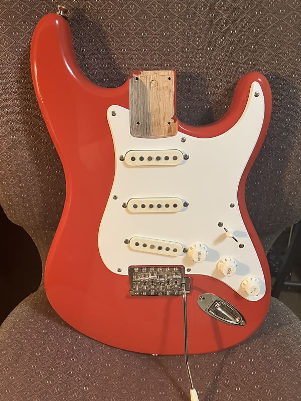 Squier Stratocaster loaded body | Reverb