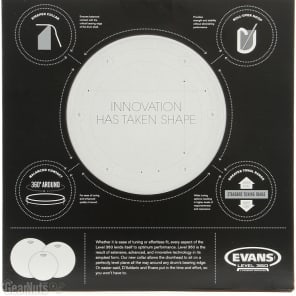 Evans 14" Genera G2 Clear Clear | Reverb