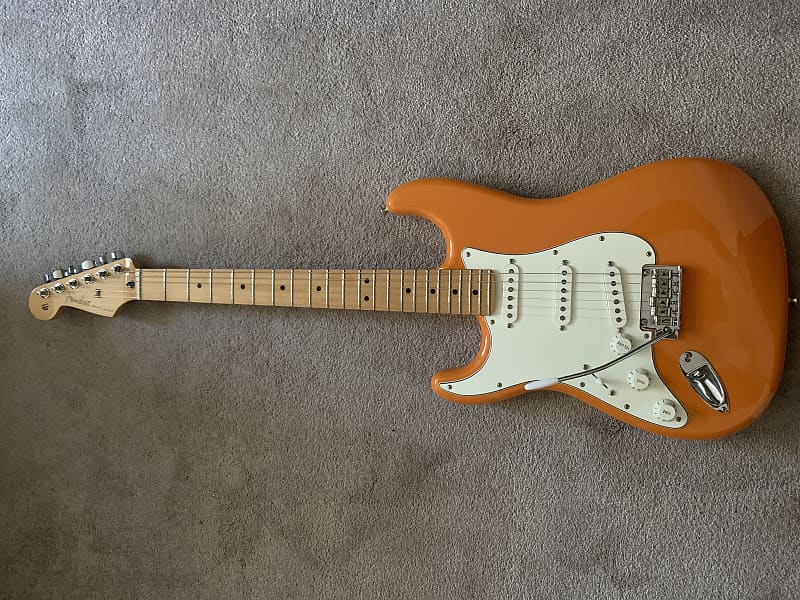Fender Player Stratocaster (Lefty) 2019 Capri Orange | Reverb UK