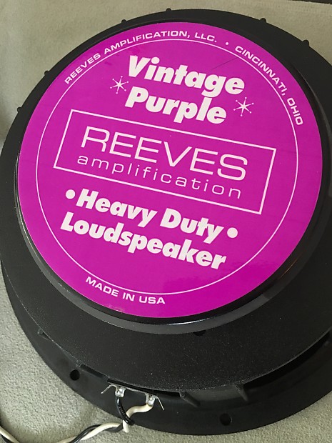 Eminence (Fane) Vintage Purple 12" 16 ohm 75 watt Speaker | Reverb