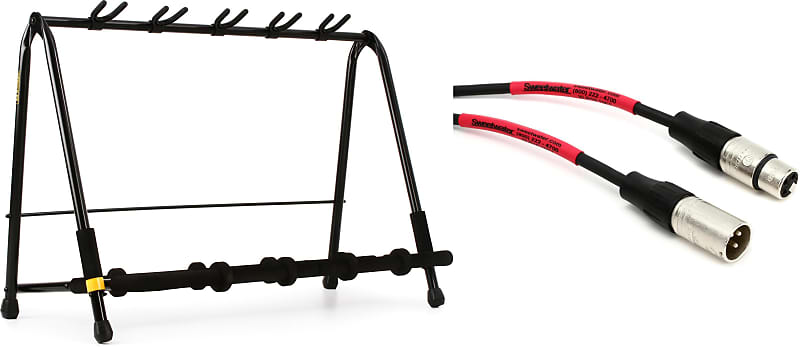 Hercules Stands GS525B Multi-guitar Rack for up to 5 Guitars | Reverb