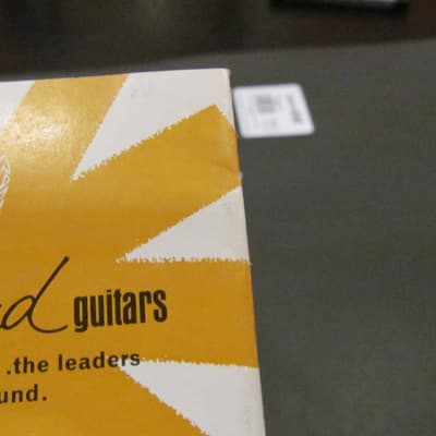 Gibson 1963/64 Firebird Thunderbird Color Chart Brochure | Reverb