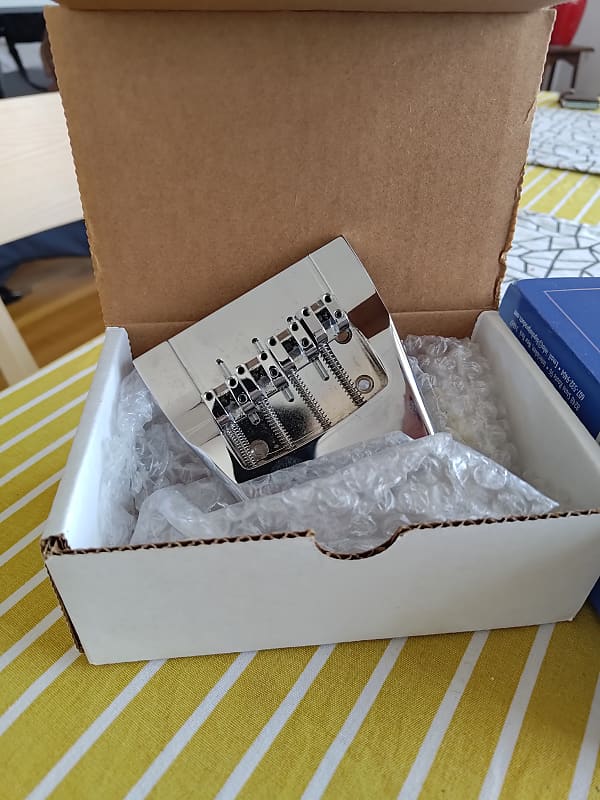 Hipshot Rickenbacker 4003 Alu Bridge 2019 - Chrome | Reverb