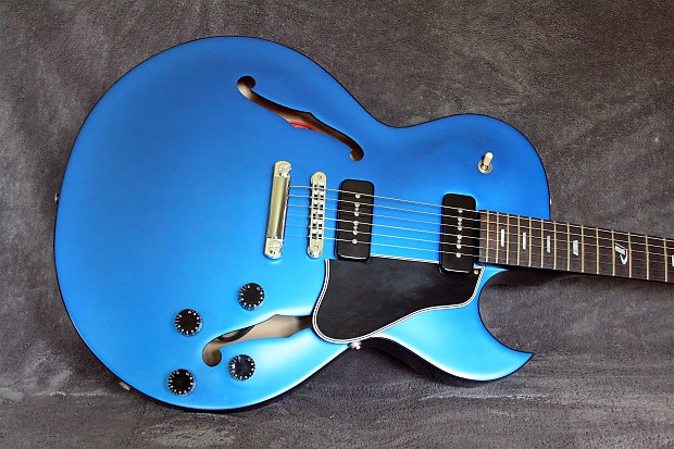 Gibson ES-137 Premier 2002 Matte Blue | Reverb