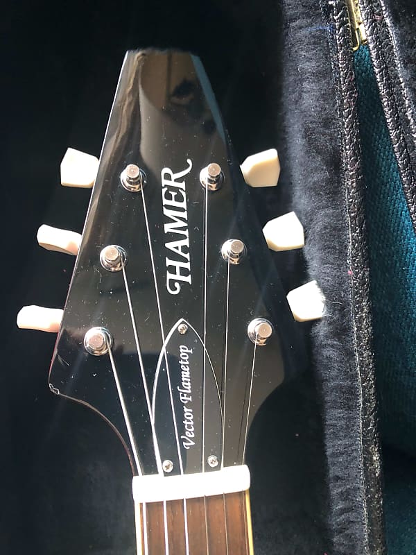 Hamer Vector Flying V Cherry Sunburst | Reverb