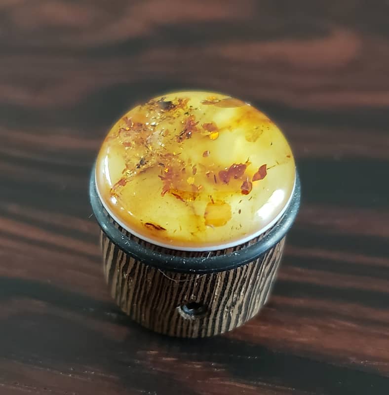 Mayones Amber Wenge Guitar Knob | Reverb