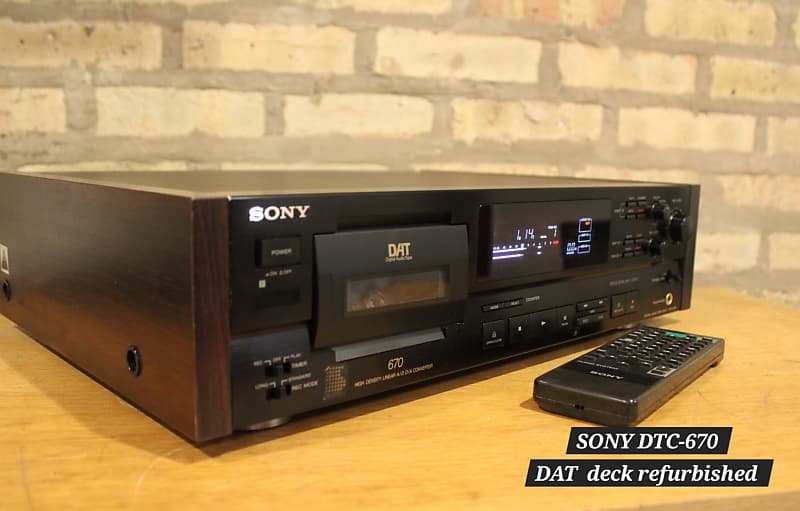 SONY DTC-670 DAT Deck w/remote serviced fully functional- | Reverb