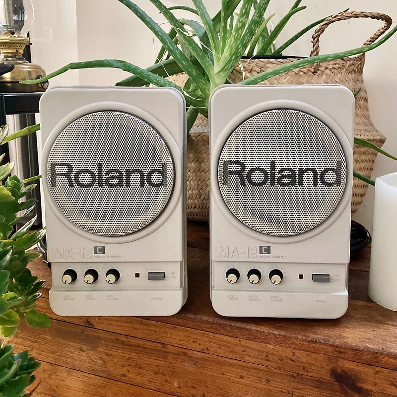 Roland - MA-12C - Micro Monitors - Stereo Pair - Japan - | Reverb