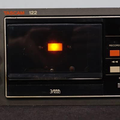 Tascam 122 70's Vintage Rack Mount Stereo Cassette Tape | Reverb