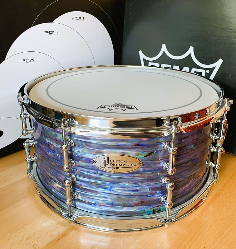 Snare Drum - J&J Custom DrumWorks RestoMod Pearl Limited | Reverb