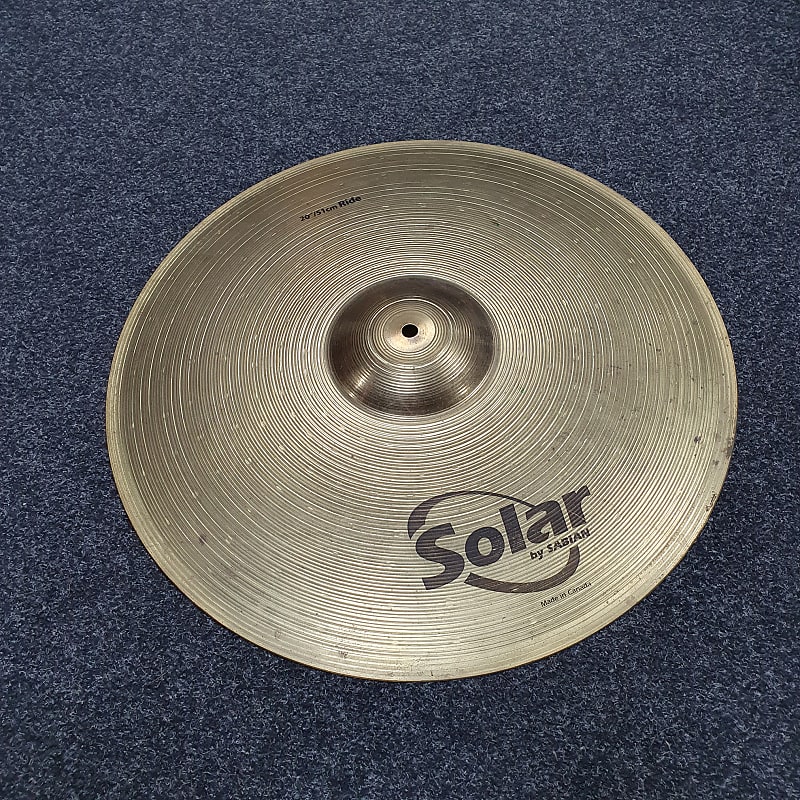 Sabian 20" Solar Brass Ride Cymbal USED! RKSLR210223 | Reverb