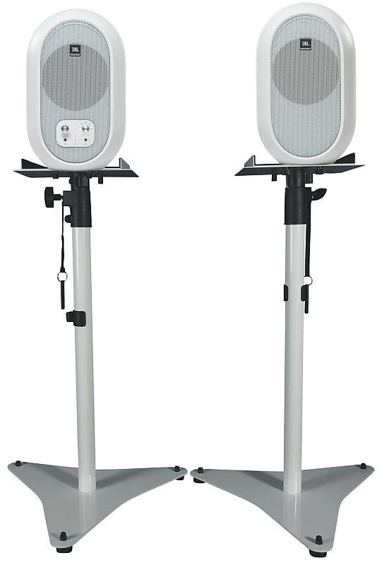 (2) JBL 104SET-BTW Active Studio Monitors w/Bluetooth+White | Reverb