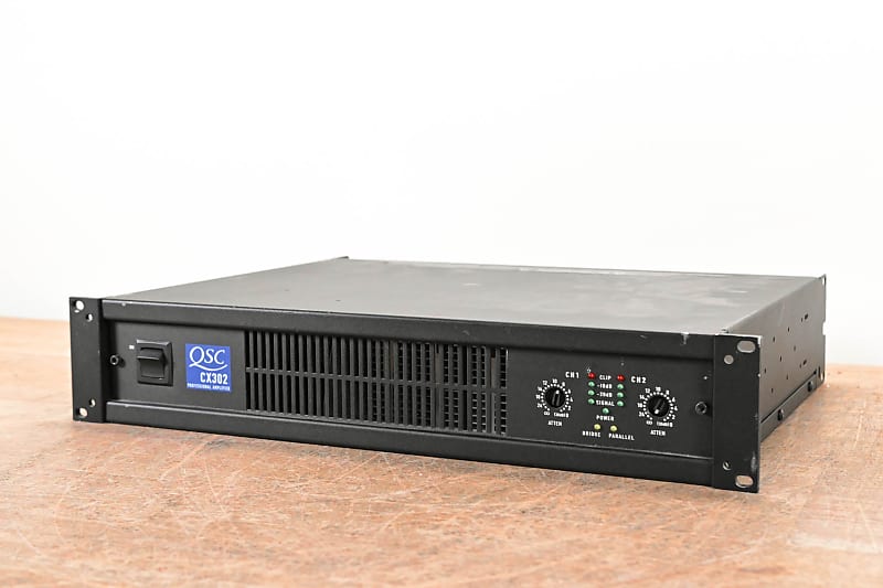 QSC CX302 2-Channel Power Amplifier CG01CTH | Reverb