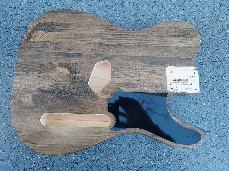 Guitar Body Esquire/Telecaster Style Nitro Finish Pinecaster | Reverb