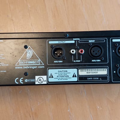 Behringer Ultragraph Digital DEQ 1024 Equalizer | Reverb