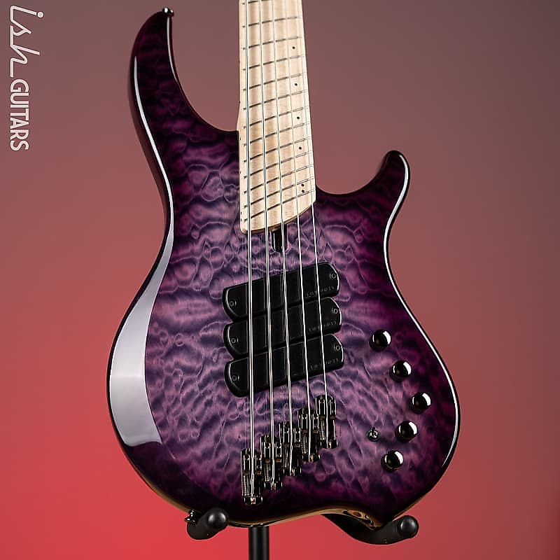 Dingwall Combustion 5-String Bass Ultraviolet Demo | Reverb