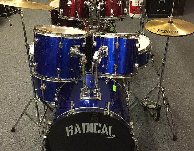 Radical 5 pc Drum Set w/Cymbals & Hardware (w/FREE lesson, | Reverb