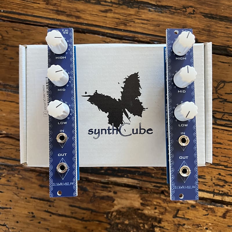 2x (Stereo) Zlob Modular T.H. EQ: 4hp 3 band EQ (SYNTHCUBE | Reverb