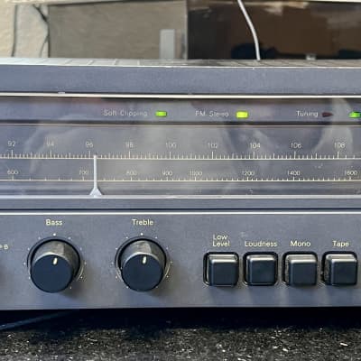 Luxman R-106 vintage stereo receiver with phono input and | Reverb