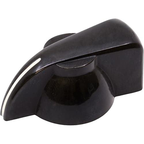 Black Knob - Aluminum, Set Screw, Chicken Head | Reverb UK