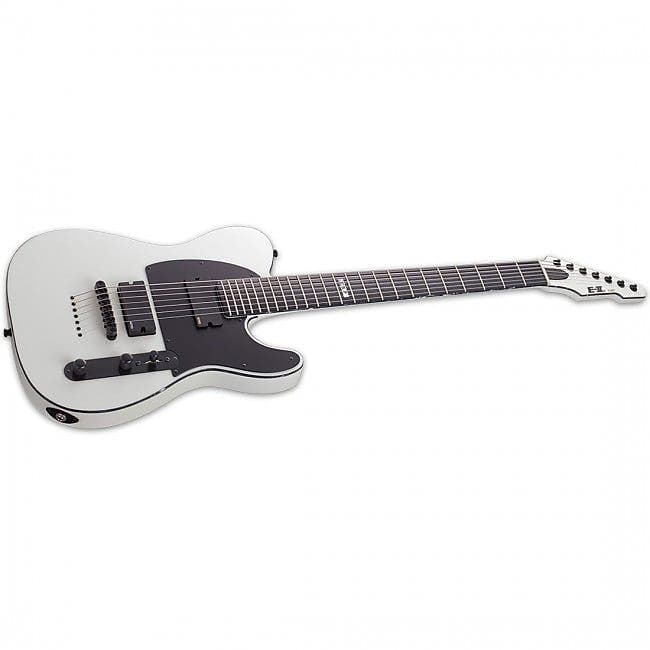 ESP E-II T-B7 Electric Guitar 7-String Baritone Tele Snow | Reverb
