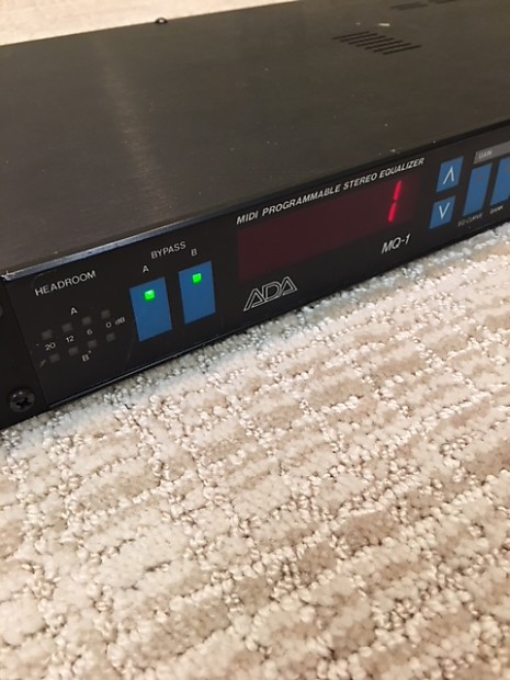 ADA MQ-1 Rack Mount EQ Super Rare 1980's Black | Reverb