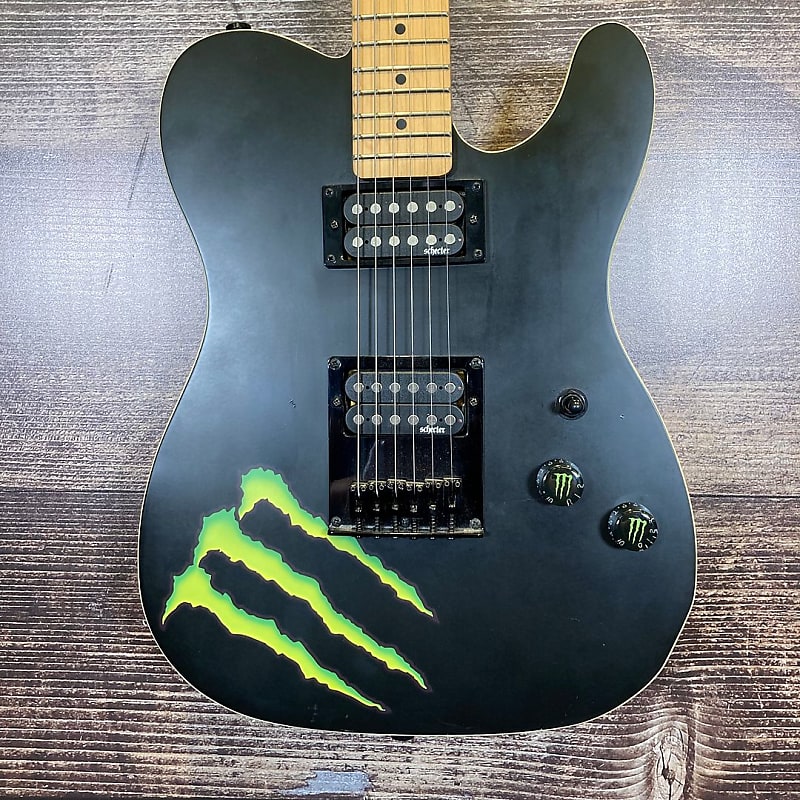 Schecter Diamond Series Monster Energy Edition Electric | Reverb