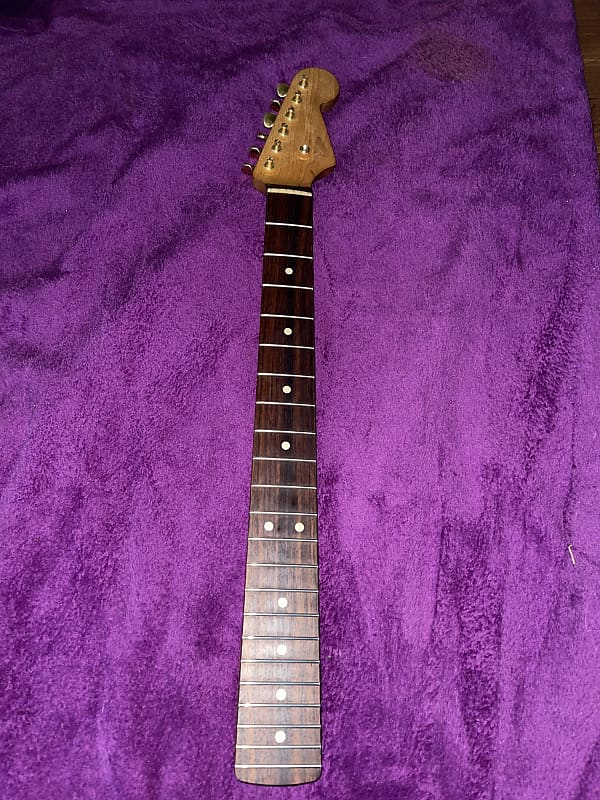 Warmoth Roasted maple strat neck licensed by fender | Reverb