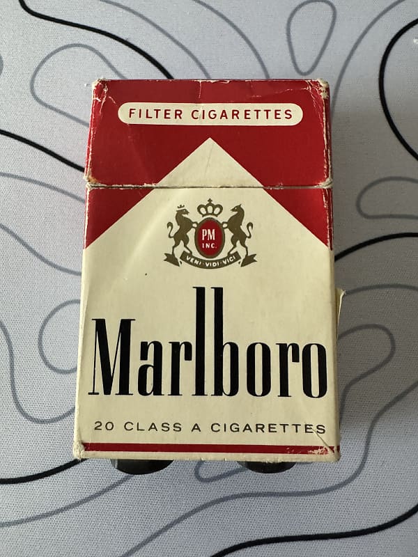 Smokey Amps Marlboro Red 1990s - White/Red | Reverb