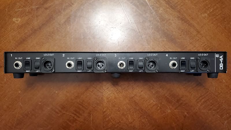 ProCo DB4 (DB-4A) 4 Channel Rack Mount Direct Box | Reverb