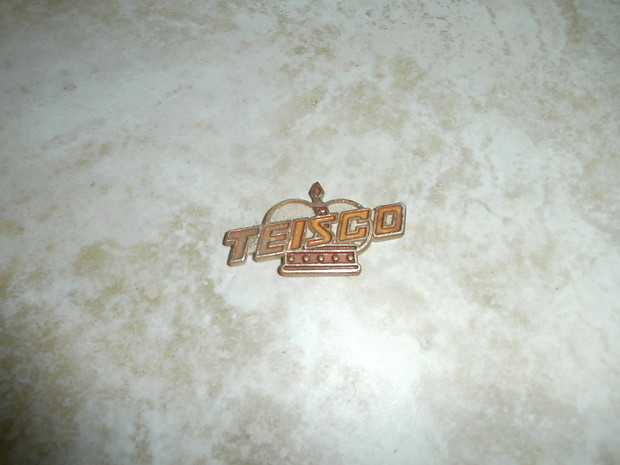 Vintage 1960's Teisco Electric Guitar Headstock Logo Badge! | Reverb