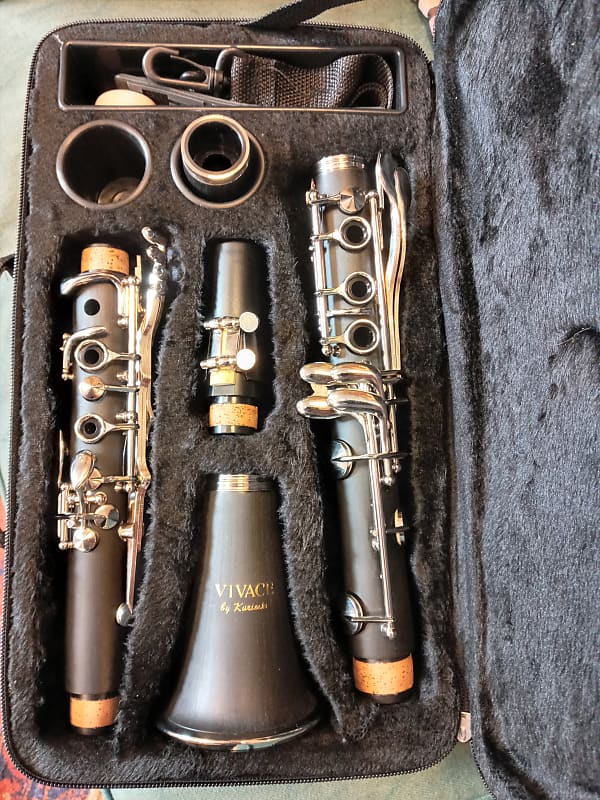Vivace by Kurioshi Bb Student Clarinet Outfit Black | Reverb UK